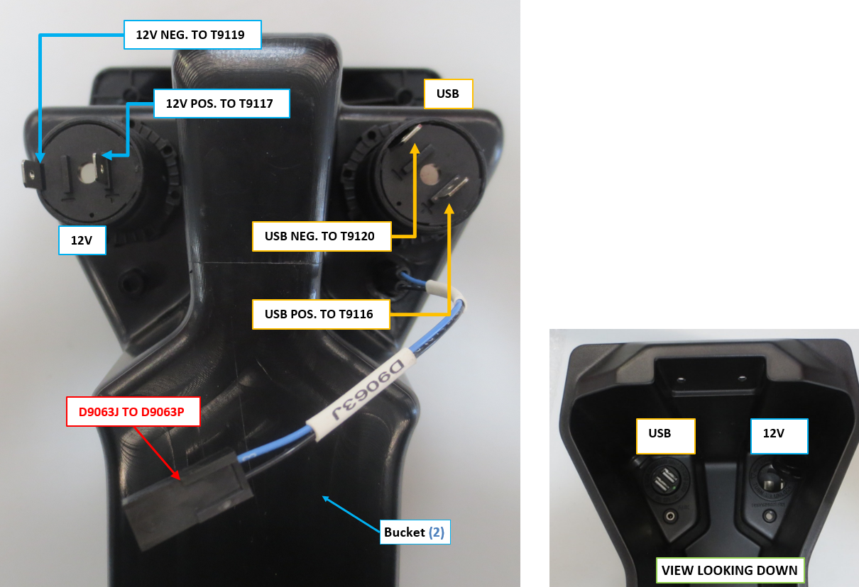 Center Console Bucket Installation