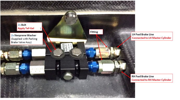 Parking Brake Valve Assembly and Installation Procedure
