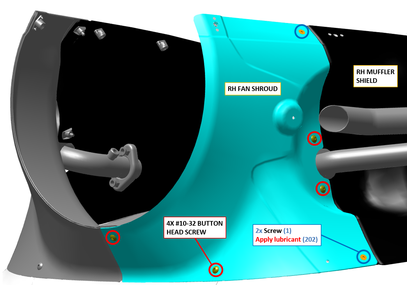 Install Engine Cowlings