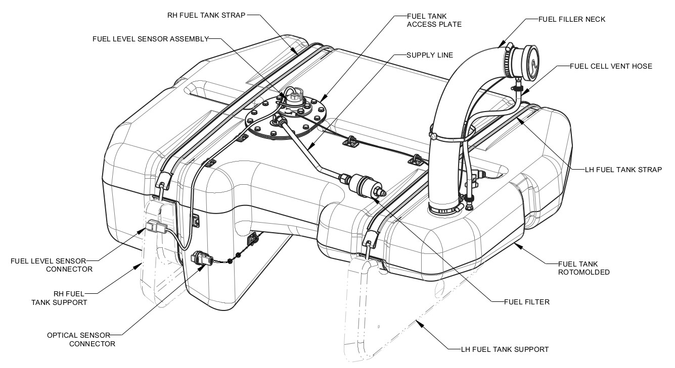 Install Fuel Tank Assembly