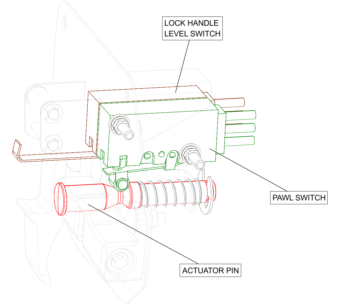 Wing Lock Switch Mounting Plate Installation