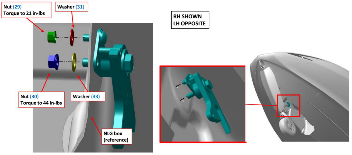 Aft Nose Landing Gear (NLG) Door Mechanism Removal, Installation, and ...