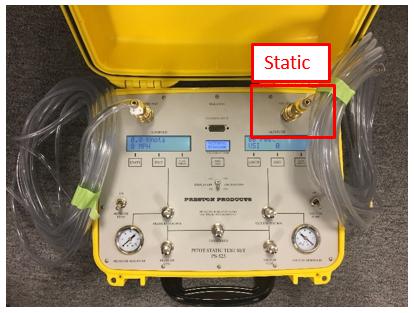 Angle of Attack (AOA) Leak Check ProcedureAOA System Testing