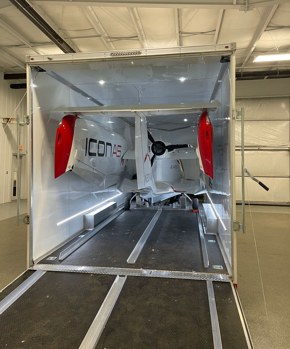 ICON A5 Enclosed Trailer | ICON Aircraft