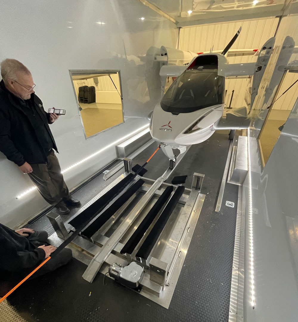 ICON A5 Enclosed Trailer | ICON Aircraft